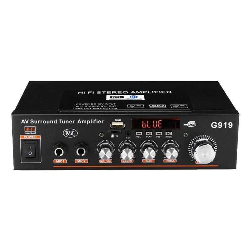 Promo Power Amplifier Wireless Bt-298a Built-In Equalizer 600w ...