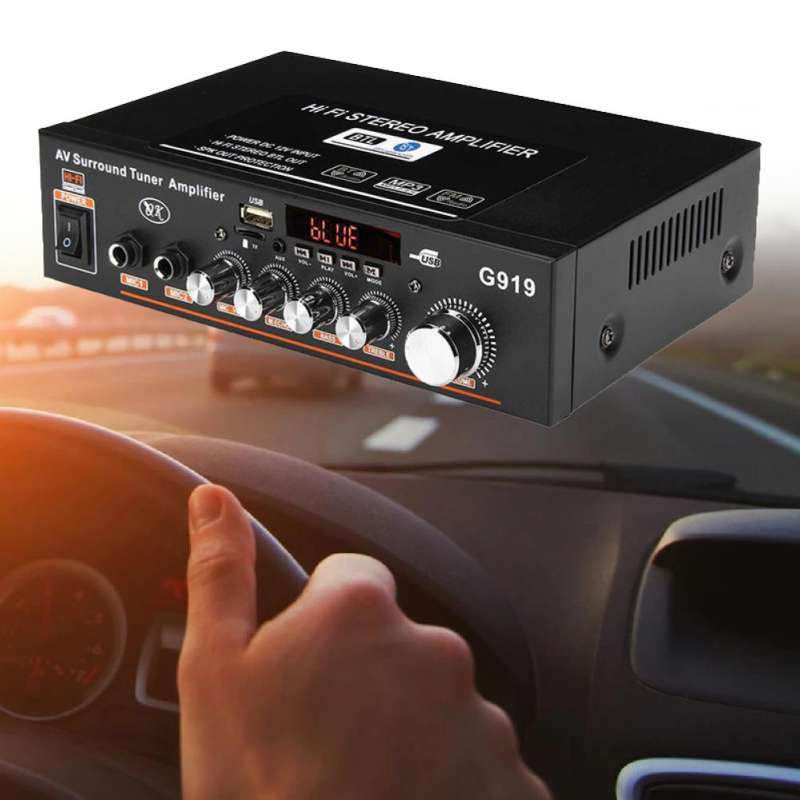 Promo Power Amplifier Wireless Bt-298a Built-In Equalizer 600w ...