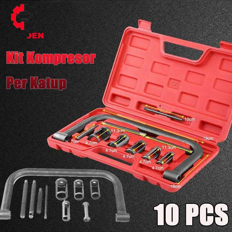 Promo 10 Buah Kit Kompresor Per Katup Alat Pelepas Dan Penginstal Untuk ...