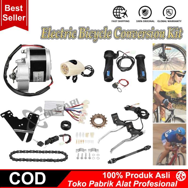 Promo 14 pcs 24V 250W MY1016Z2 Kit Konversi Sepeda Listrik - Motor DC ...