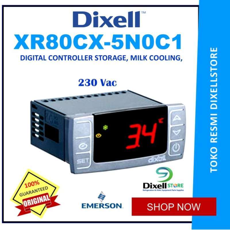 Promo Dixell Thermostat Digital Controller Xr80cx-5n0c1 230vac +2 Ntc ...
