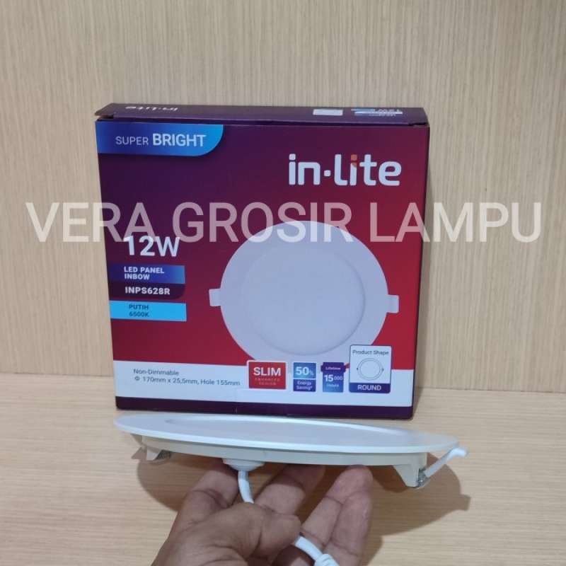 Promo LAMPU PANEL INLITE 12W CAHAYA PUTIH 6500K / LAMPU DOWNLIGHT LED ... Promo LAMPU PANEL INLITE 12W CAHAYA PUTIH 6500K / LAMPU DOWNLIGHT LED ...