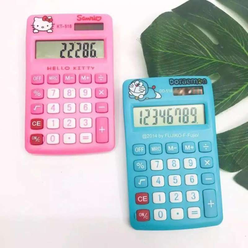 Jual KALKULATOR KARAKTER CALCULATOR MINI KARAKTER CHECK CORRET di ...