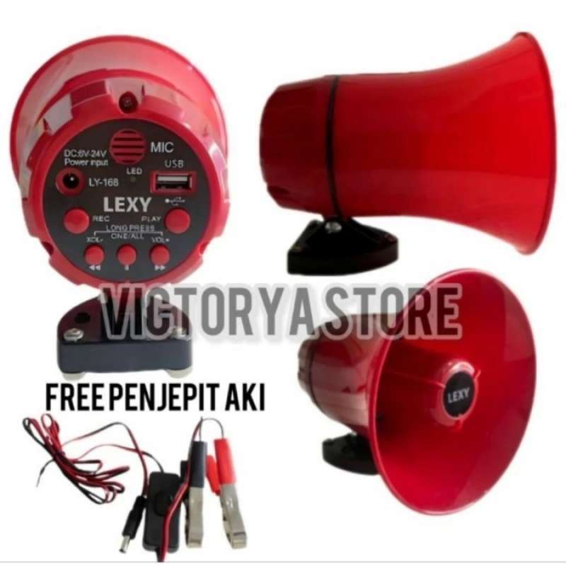 Promo TOA PENGERAS SUARA LEXY LY-168 BISA USB REKAM SUARA +FREEPENJEPIT ...