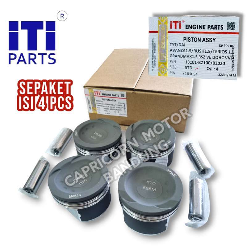 Jual Piston Set Toyota AVANZA 1500cc DOHC VVTI (3SZ-VE) RUSH GRAND MAX ...