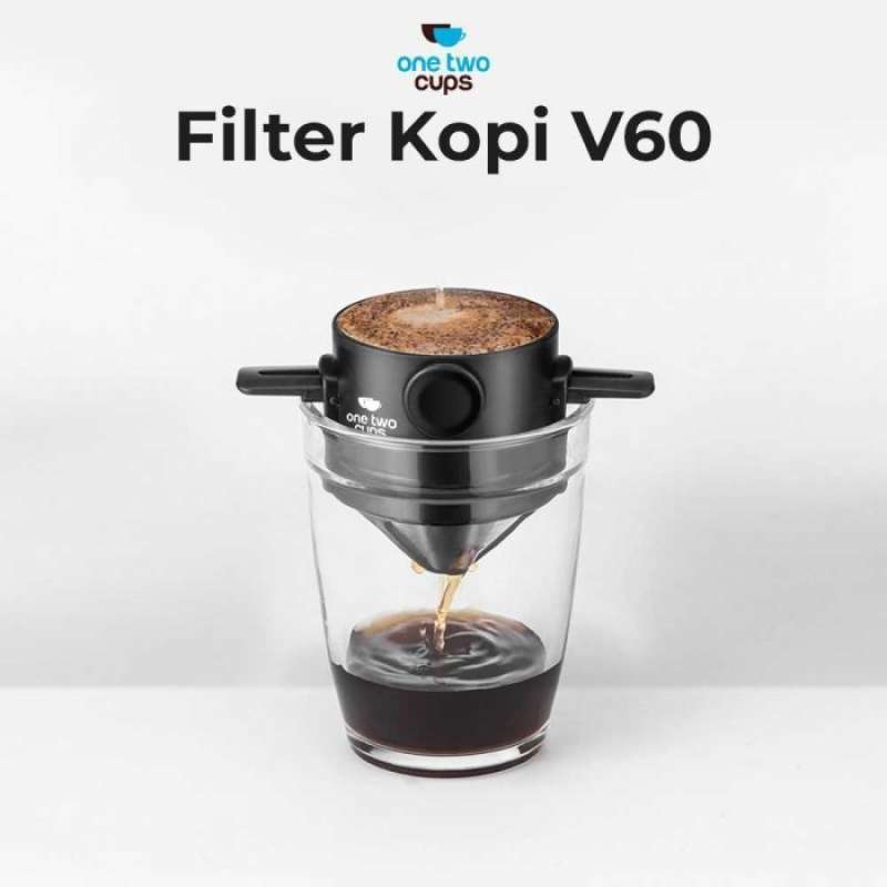 Promo One Two Cups Filter Penyaring Kopi Portable Cone Coffee Dripper ...