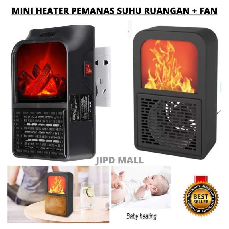 Jual Mini Heater Pemanas Penghangat Ruangan Dengan Kipas Fan di Seller ...