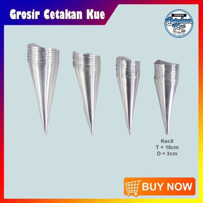 Promo Isi 20 Biji- Cetakan Cum Cum / Corneto / Cumcum / Kerucut / Roti ...