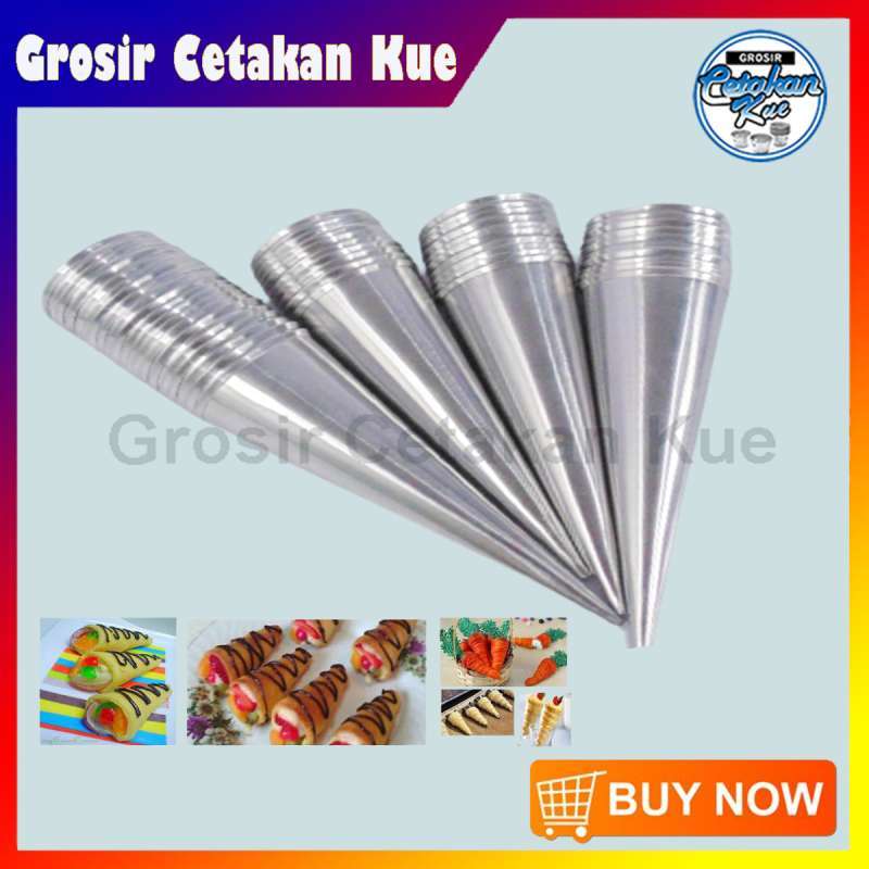 Promo Isi 20 Biji- Cetakan Cum Cum / Corneto / Cumcum / Kerucut / Roti ...