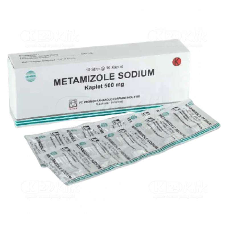 Jual ANTALGIN / METAMIZOLE / METHAMPYRON PROMED 500 MG 10 TABLET di ...