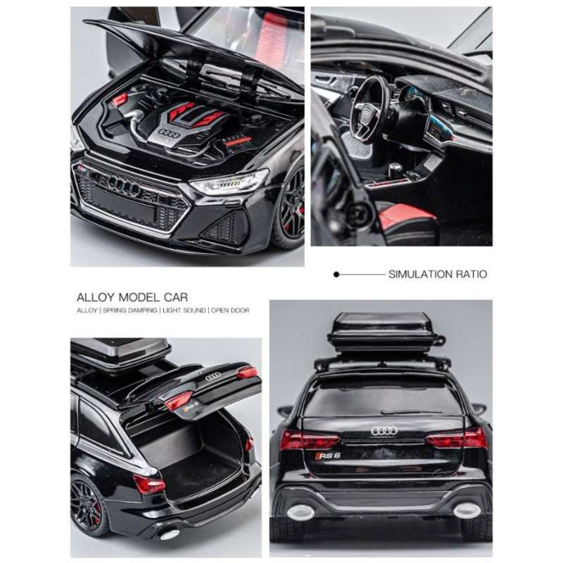Jual DIECAST AUDI RS6 AVANT SPORT 1:32 LENGKAP DENGAN BOX AKRILIK ...