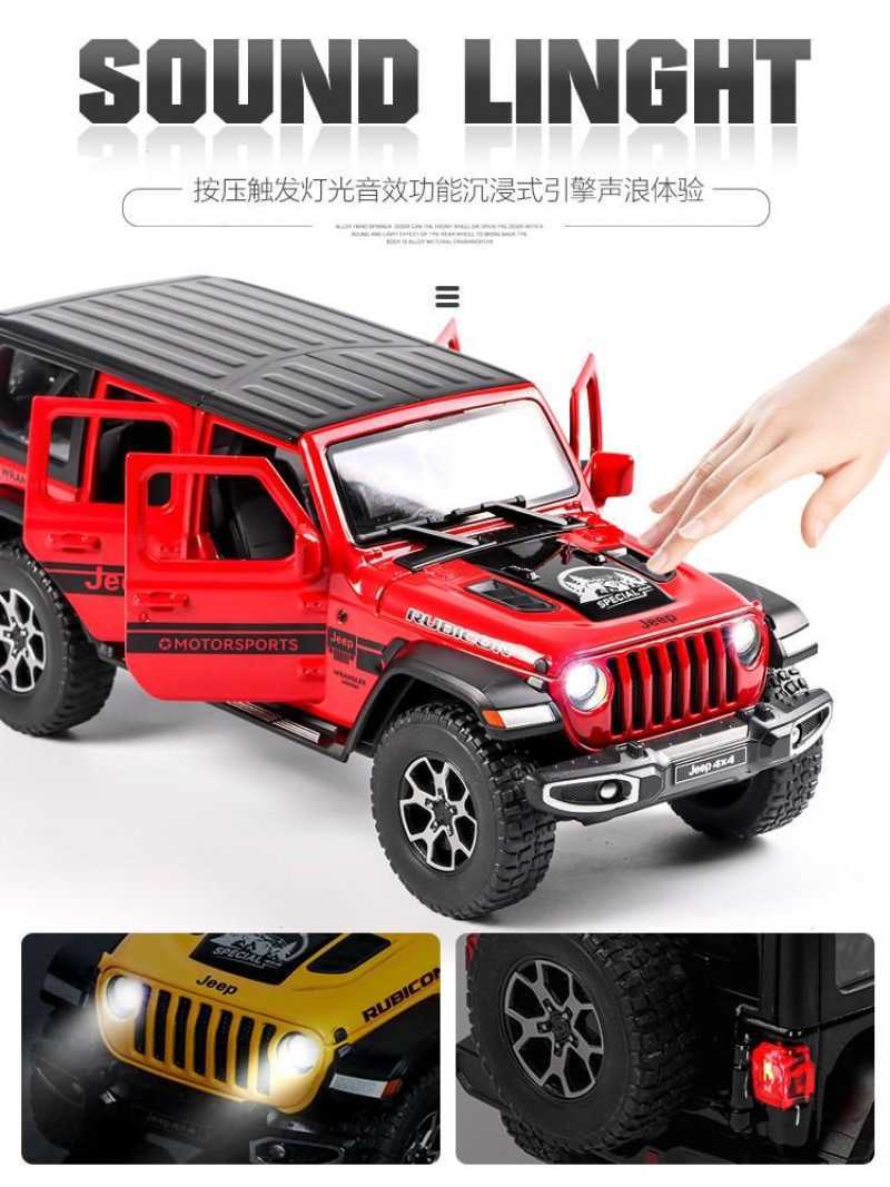 Jual Twh Diecast 1:22 Mobil Jeep Wrangler Rubicon / Sahara 4 Pintu ...
