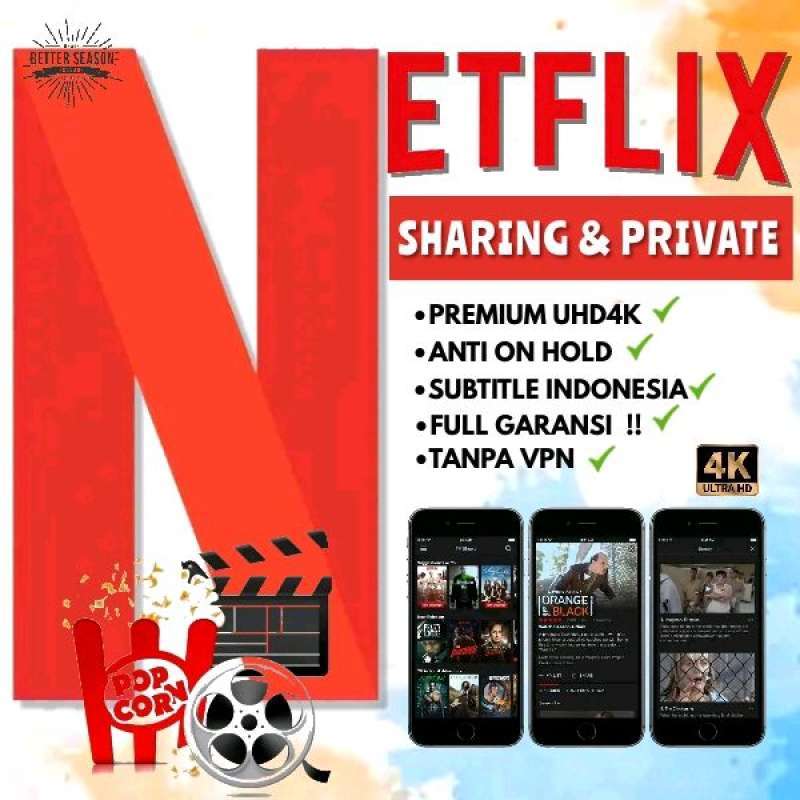 Promo NETFLIX PREMIUM 4K UHD + HDR GARANSI PEMAKAIAN - Coba 1 Hari ...