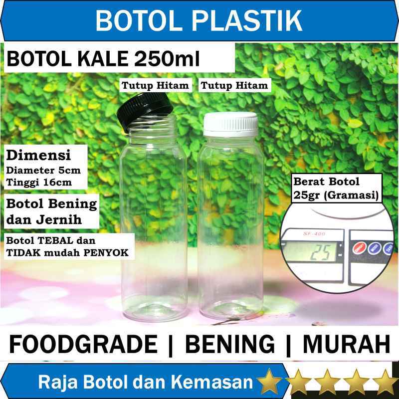 Jual Botol Kale 250ml Bulat LN Diameter Besar minuman 250 ml kale250 ...