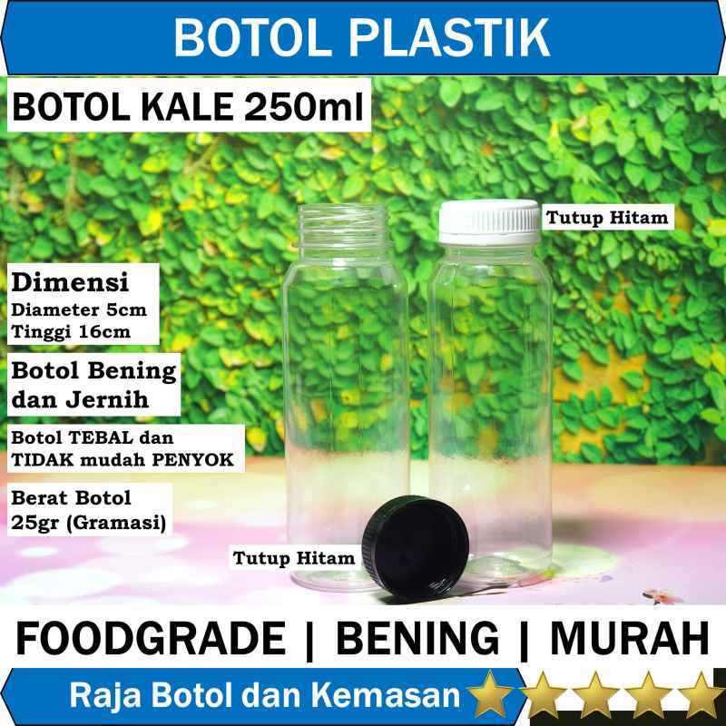 Jual Botol Kale 250ml Bulat LN Diameter Besar minuman 250 ml kale250 ...