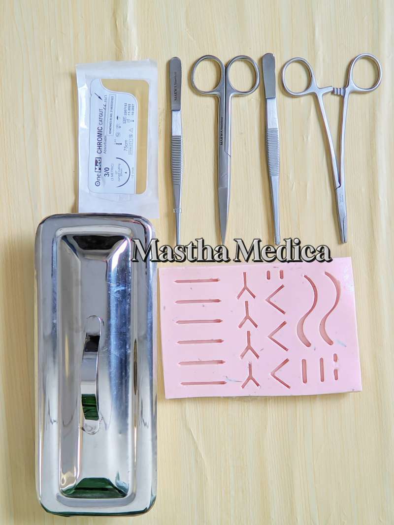 Jual Heacting Set Marwa Alat Bedah Jahit Luka Bidan Dokter + Suture Pad ...