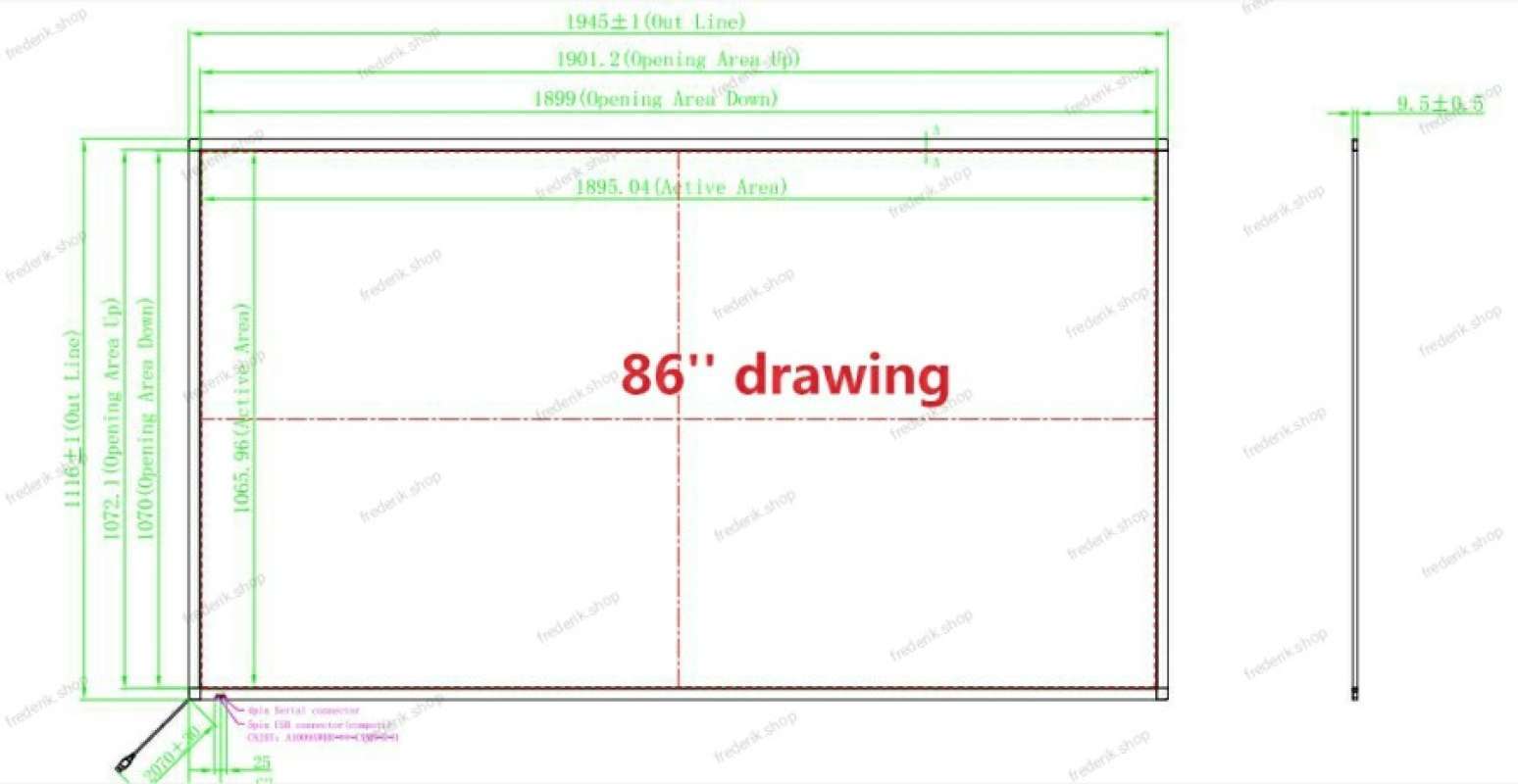 Jual Touchscreen Overlay Panel 86 Inch Touch Screen IR Overlay Panel di ...