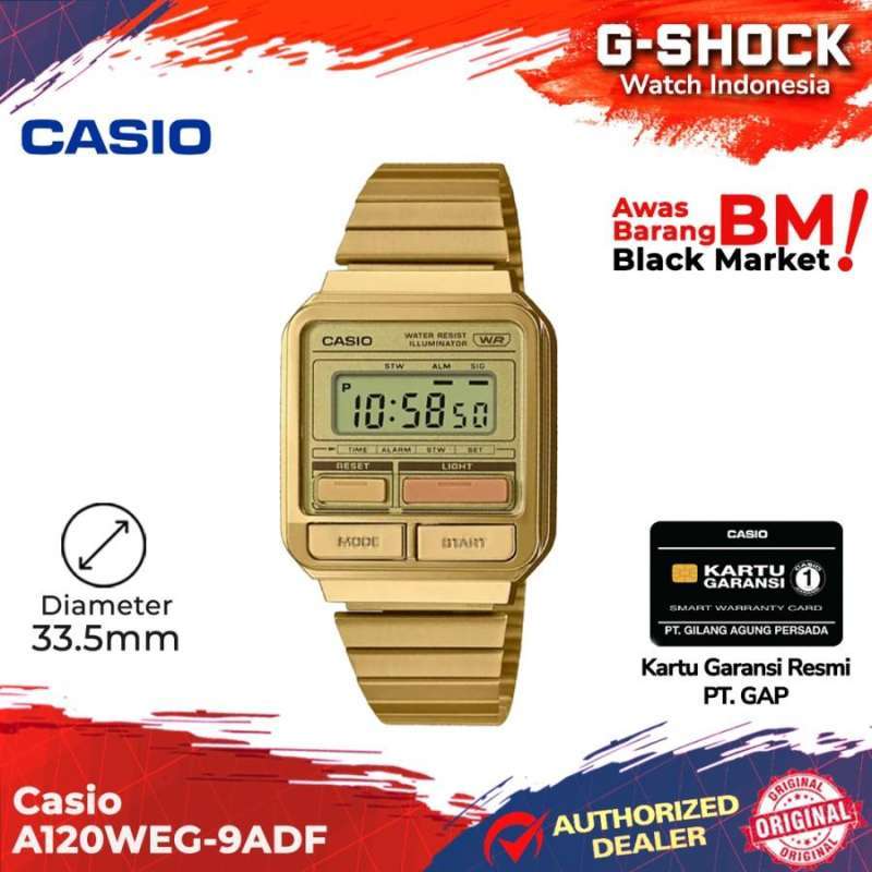 Promo Casio General A120weg-9adf A120weg 9adf Diskon 30% Di Seller G ...