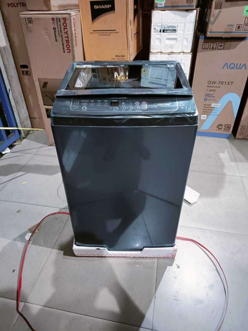 Jual MESIN CUCI 1 TABUNG POLYTRON PAW 7029 Y TOP LOADING 7 KG ZEROMATIC ...