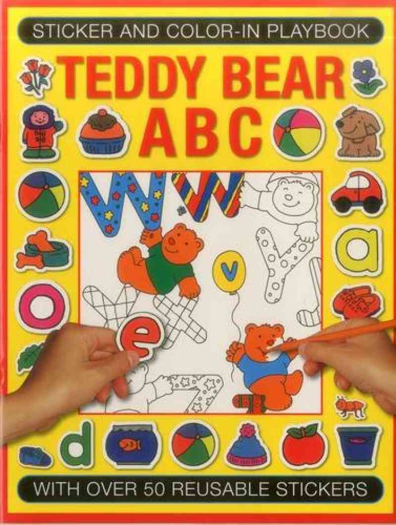 Promo STICKER & COLOR IN PLAYBOOK: TEDDY BEAR ABC Diskon 50% di Seller ...