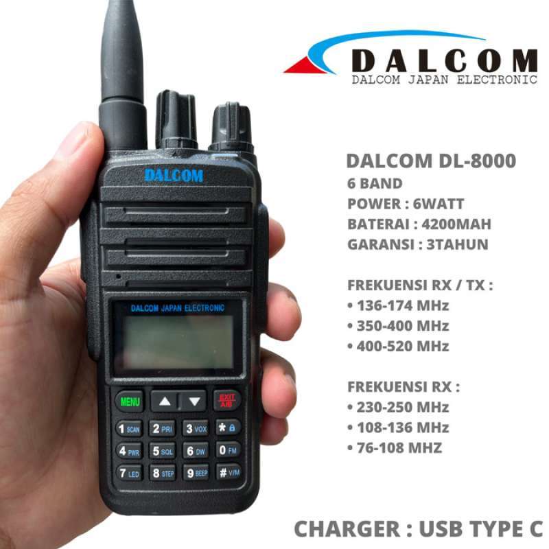 Promo Ht Dalcom Japan Dl-8000 Ht Walkie Talkie Dan Handy Talky - Ht Dl ...