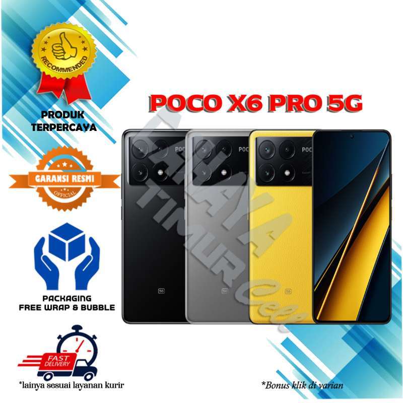 Jual XIAOMI POCO X6 PRO 5G RAM 12/512GB SMARTPHONE GARANSI RESMI - YELLOW di Seller Cahayati ...