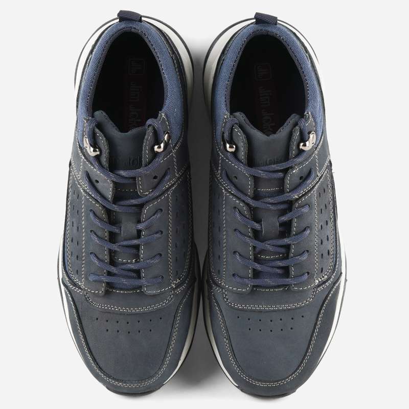 Promo Jim Joker Otto 1cg - Sepatu Sneakers Kulit Pria - Navy 42 Diskon ...