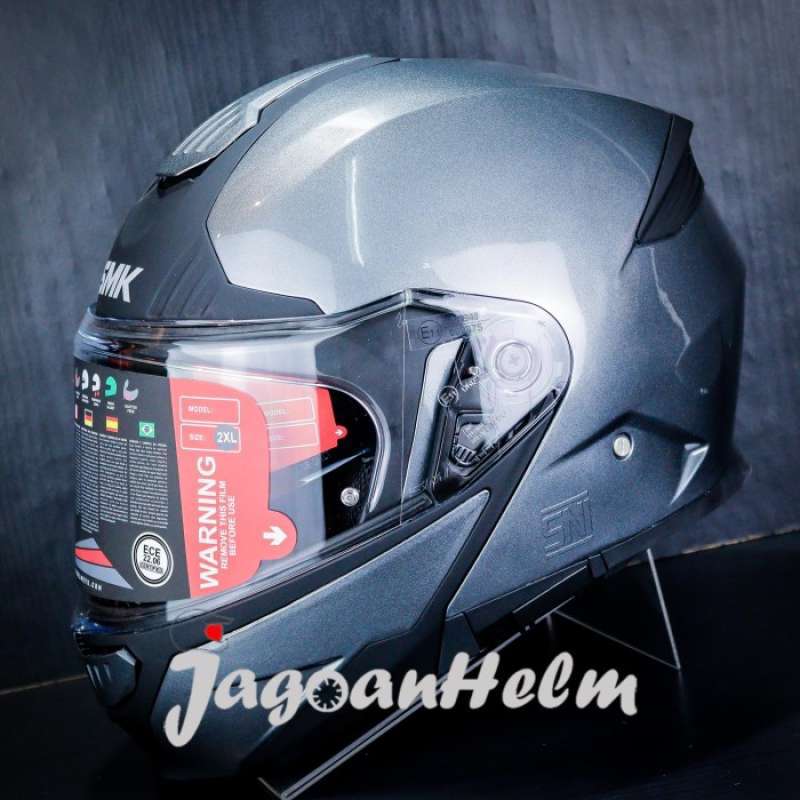 Jual HELM SMK GULLWING GLDA600 SOLID | ANTRACHITE GUN GREY ...