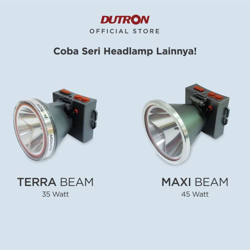 Promo DUTRON Zoomy Beam Senter Kepala LED 3 Mode Cahaya 20 Watt ...
