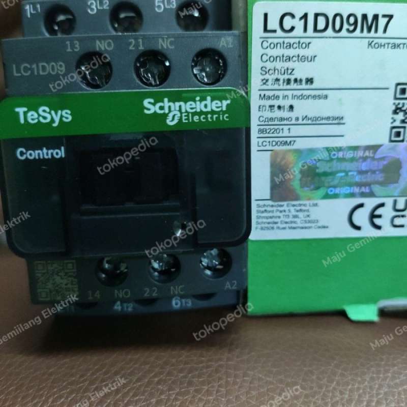 Promo kontaktor / contactor Schneider LC1D09 M7 LC1D09M7 LCID-09M7 ...