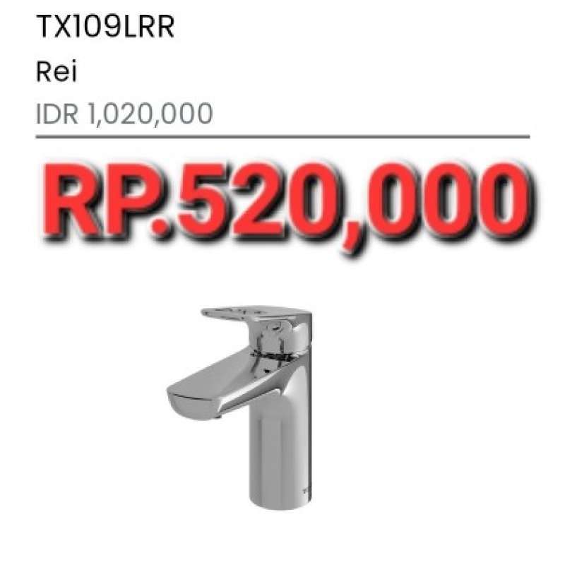 Promo Toto Tx 109 Lrr Kran Wastafel Cold Water Only Diskon 50% Di Seller Selera_kita Store ...