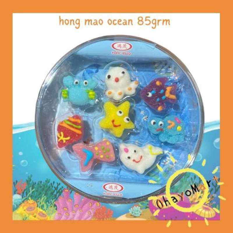 Jual Hongmao Ocean Gummy / Hong Mao Permen Jelly Bentuk Hewan Laut 85g ...