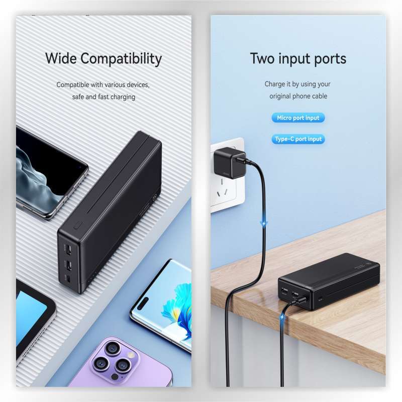 Promo Usams Pb71 Powerbank 10000mah Dual Input Type C Micro Diskon 70% ...