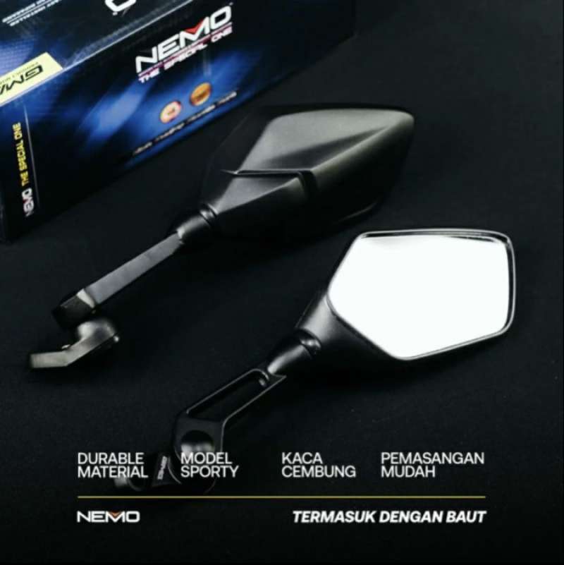 Promo SPION NEMO 1008 MODEL CBR DUCATI KACA CEMBUNG MIRROR MOTOR ...