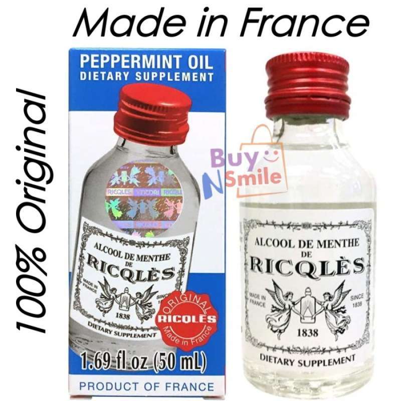 Promo Ricqles Peppermint Oil Dietary Supplement 50ml Diskon 33% di ...