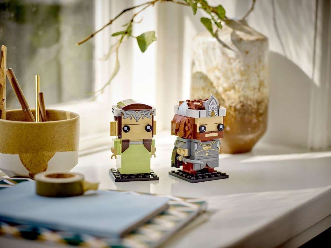 Jual LEGO BrickHeadz - 40632 Aragorn & Arwen Set Building Toy The Lord ...