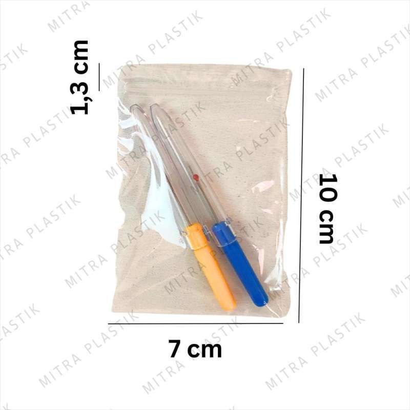 Jual Plastik Pp Klip 7x10 Tebal 50 Micron Kemasan Snack Bluking Zip ...