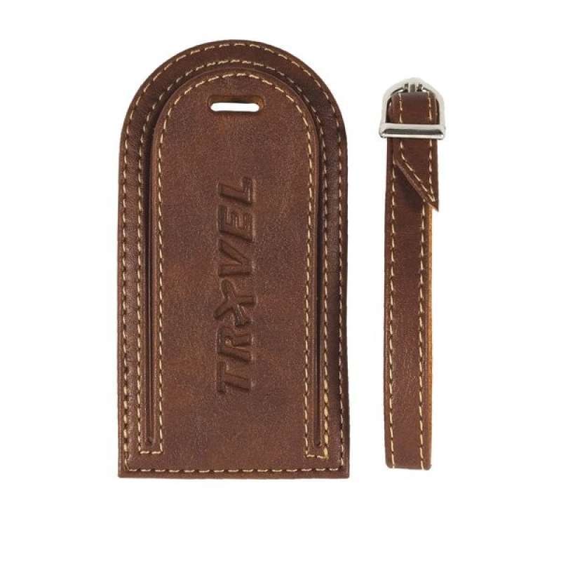 Promo Luggage Tag PVC Leather Name Tag Koper Tag Gantungan Label Nama ...