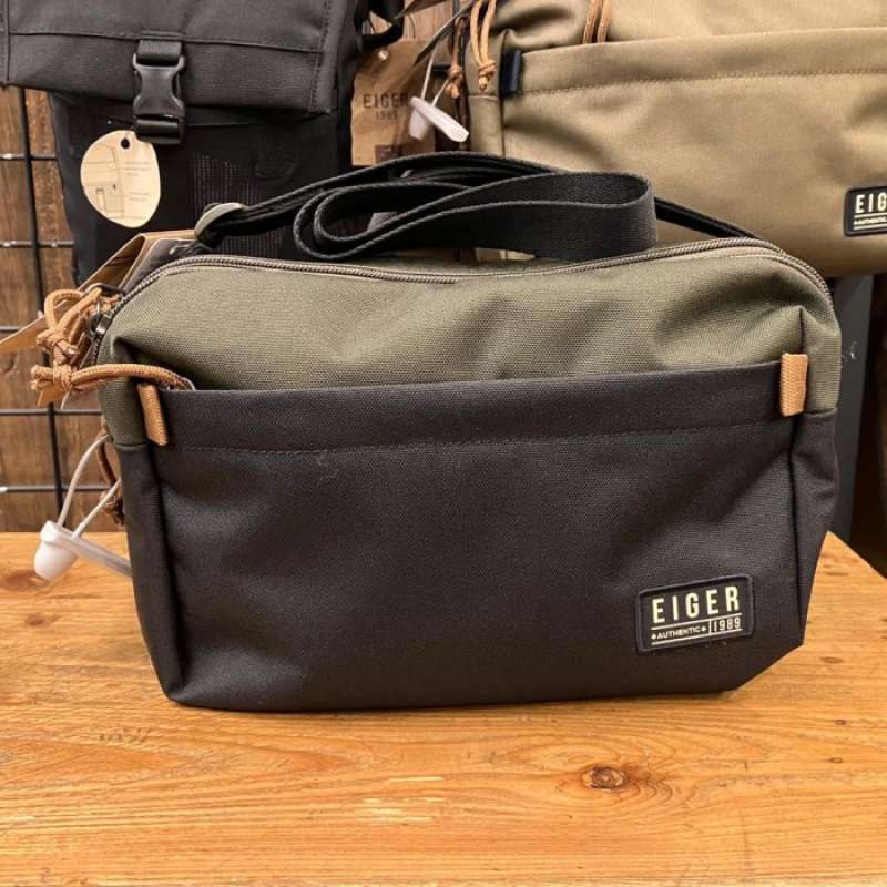 Jual EIGER WANDERPATH SACOCHE SHOULDER BAG 2L - BLACK di Seller Otdor ...