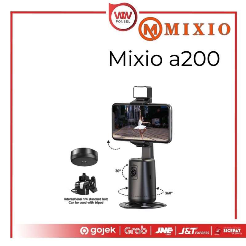 Jual Mixio A200 Auto Face Tracking Gimbal Handphone Stabilizer 360° di Seller wwponsel_hangtuah ...