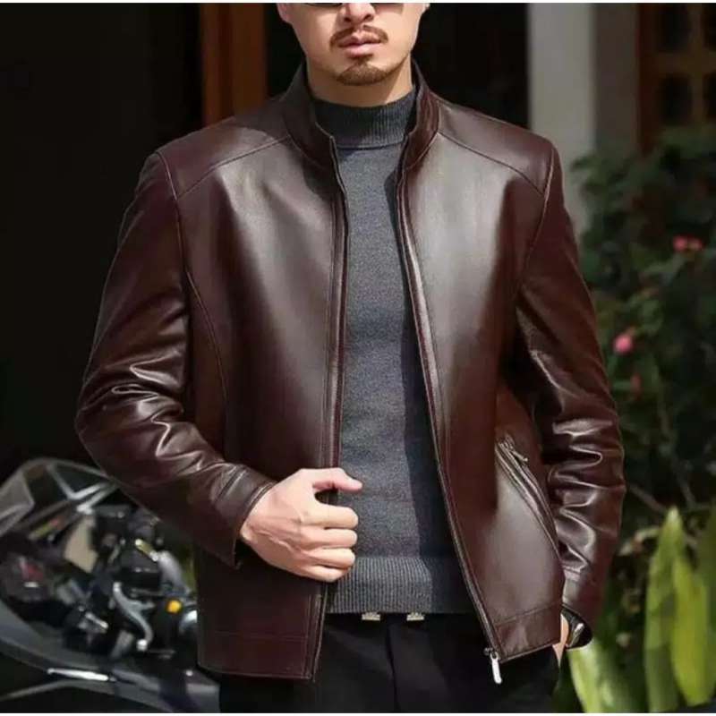 Promo Crewger Jaket Semi Kulit Model Formal / Jaket Kantor Keren Diskon ...