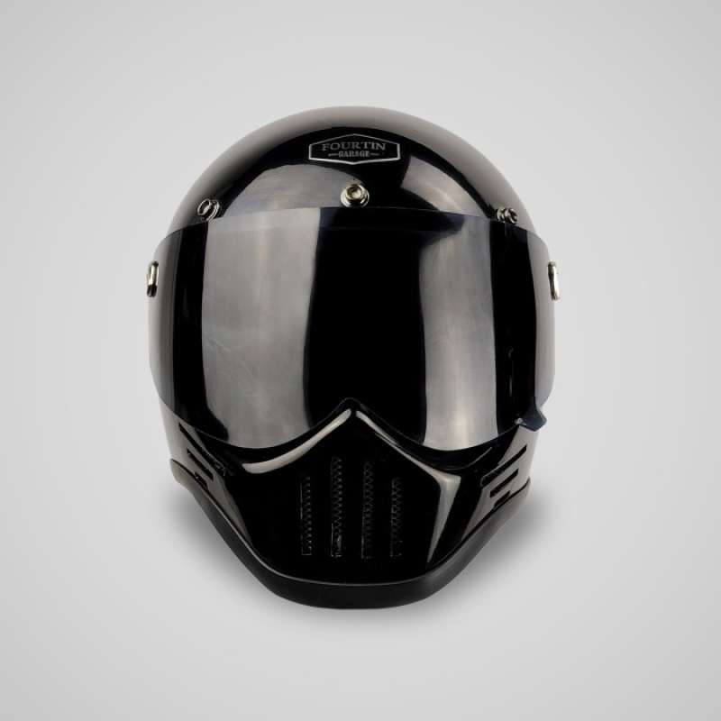 Promo Helm Custom Simpson M30 With Flat Visor Diskon 9% Di Seller ...