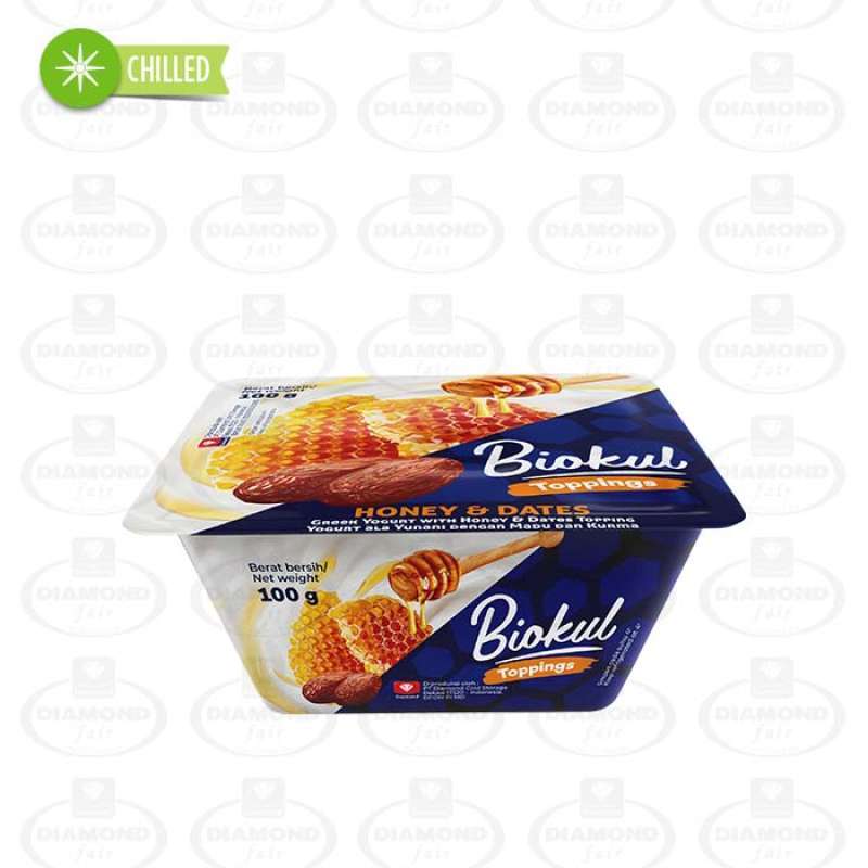 Jual Biokul Greek Yogurt With Topping Date Honey 100 Gr Di Seller ...