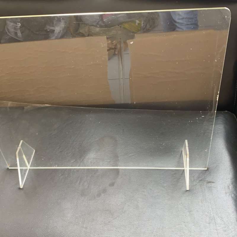 Promo Pembatas Meja Akrilik Table Divider Kasir Type M (60 X 80) Diskon ...