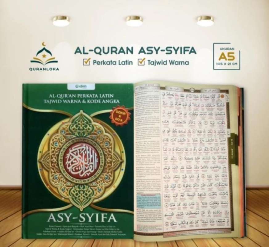 Promo Al Quran Asy Syifa A4 Perkata Tajwid Mushaf Asy Syifa A4 Diskon ...