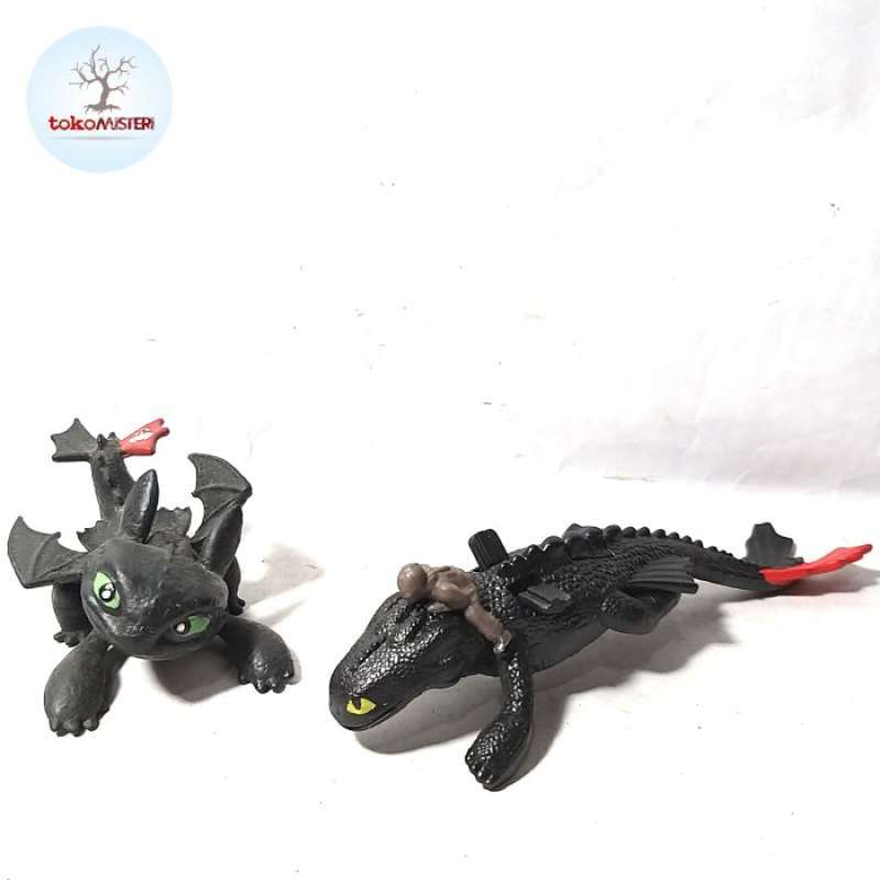 Jual Naga Hitam Black Toothless How To Train Your Dragon Httyd Wyvern ...