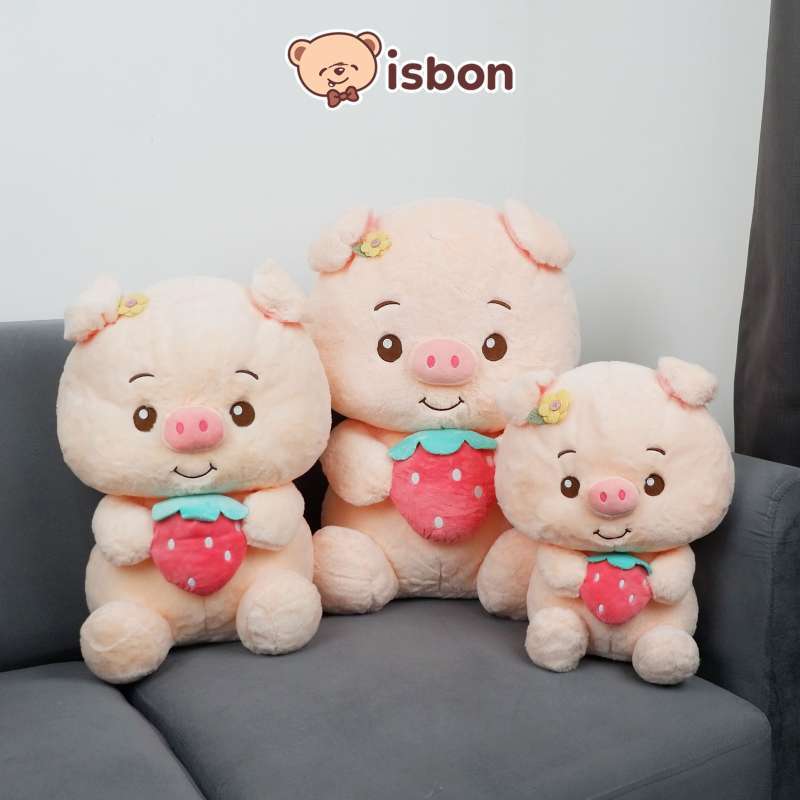 Promo ISTANA BONEKA Babi Cewek Berry Pig Lucu Squisy Lembut Cocok Untuk ...