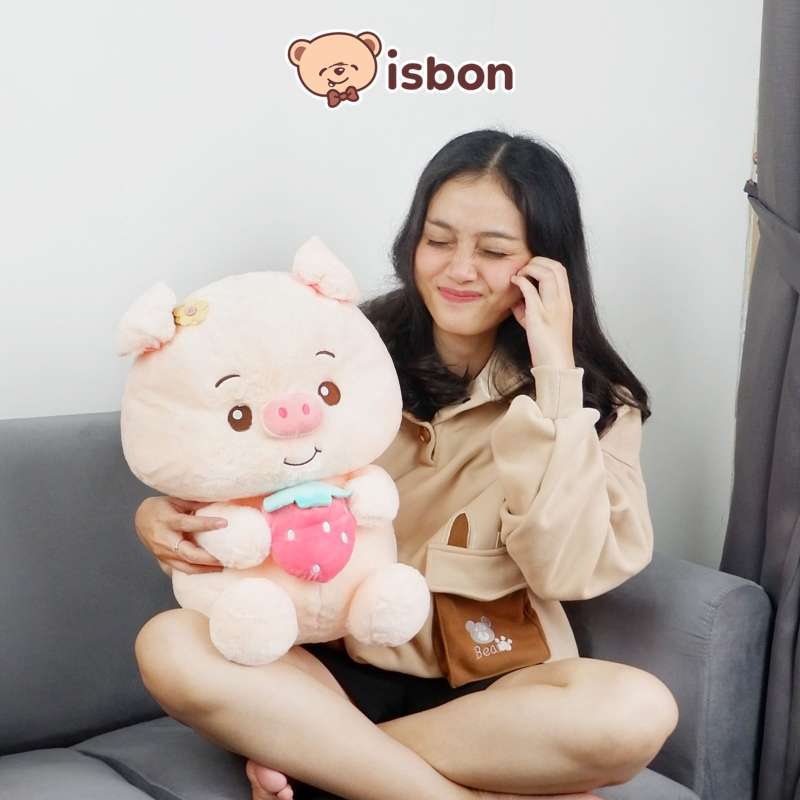 Promo ISTANA BONEKA Babi Cewek Berry Pig Lucu Squisy Lembut Cocok Untuk ...