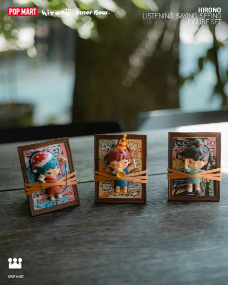 Jual Hirono Exclusive Pop Mart Inner Flow Hirono Listening Saying ...