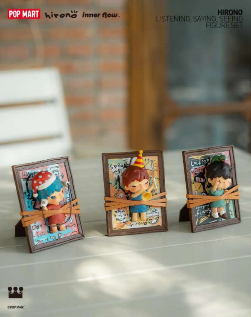 Jual Hirono Exclusive Pop Mart Inner Flow Hirono Listening Saying ...